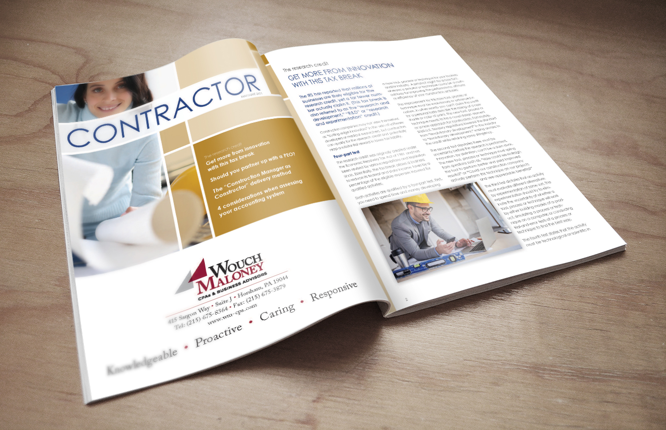 Contractor Newsletter - May/June 2021 - Wouch Maloney CPAs & Business ...